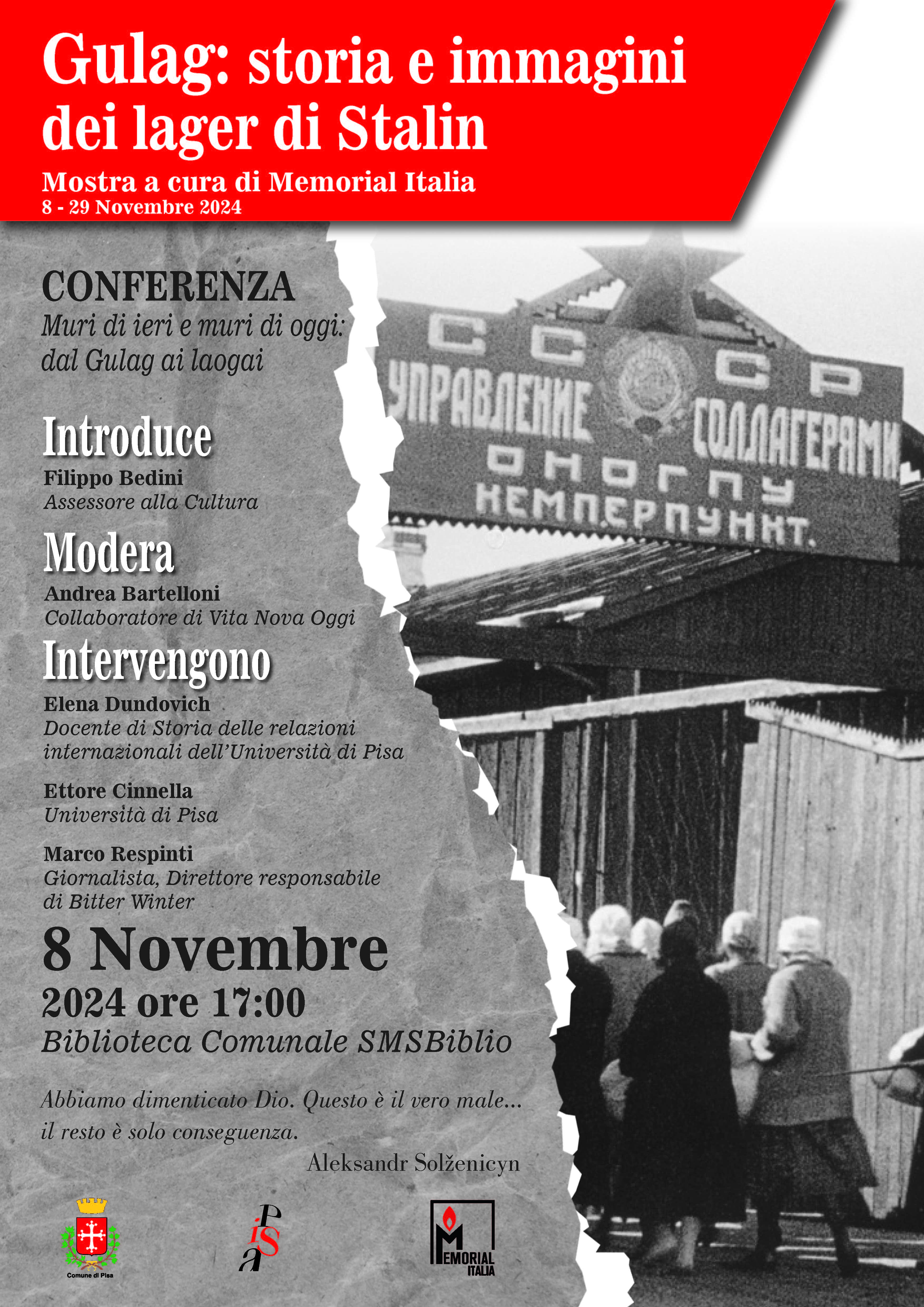 Gulag: storia e immagini dei lager di Stalin / Eventi / Vivere il ...